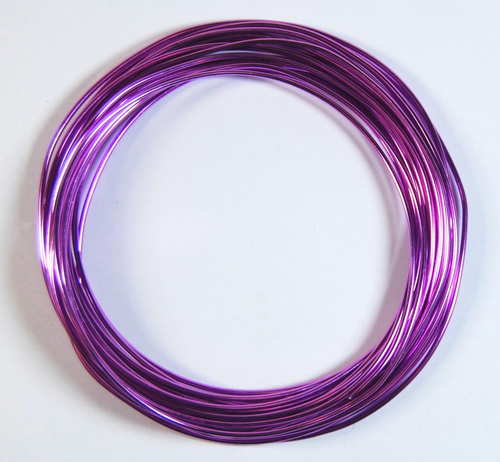 Pack of 1 - Lilac 1.5mm x 5m Aluminium Wire - CelloExpress