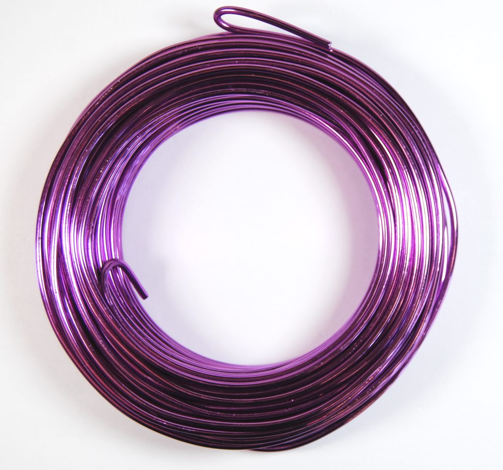 Pack of 1 - Lilac 3mm x 25m Aluminium Wire - CelloExpress