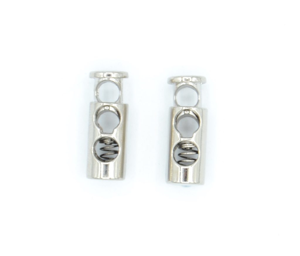26mm Silver Cord Stopper Lock Toggle Ends - CelloExpress