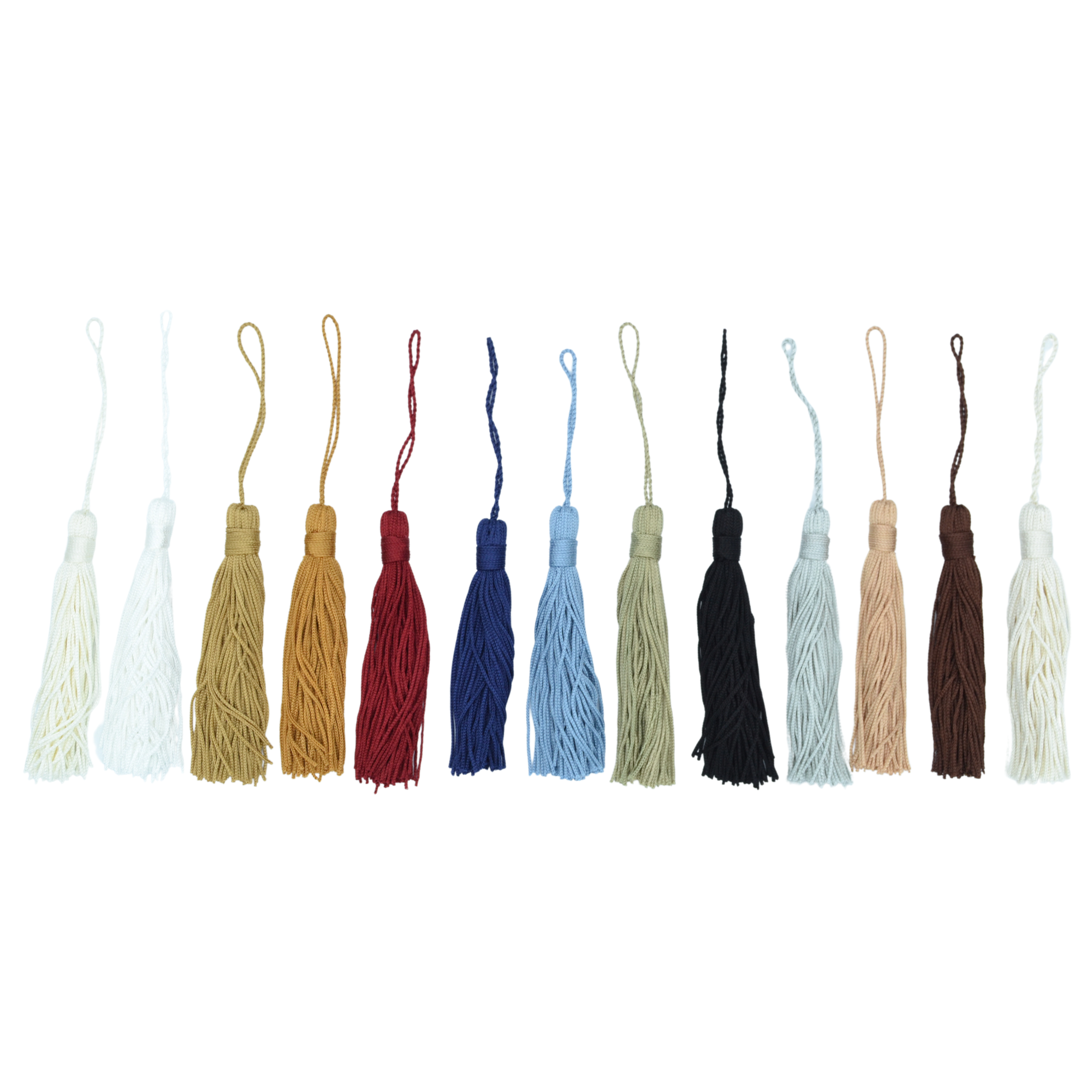 Cream (9001) 100mm - Key Tassles - CelloExpress