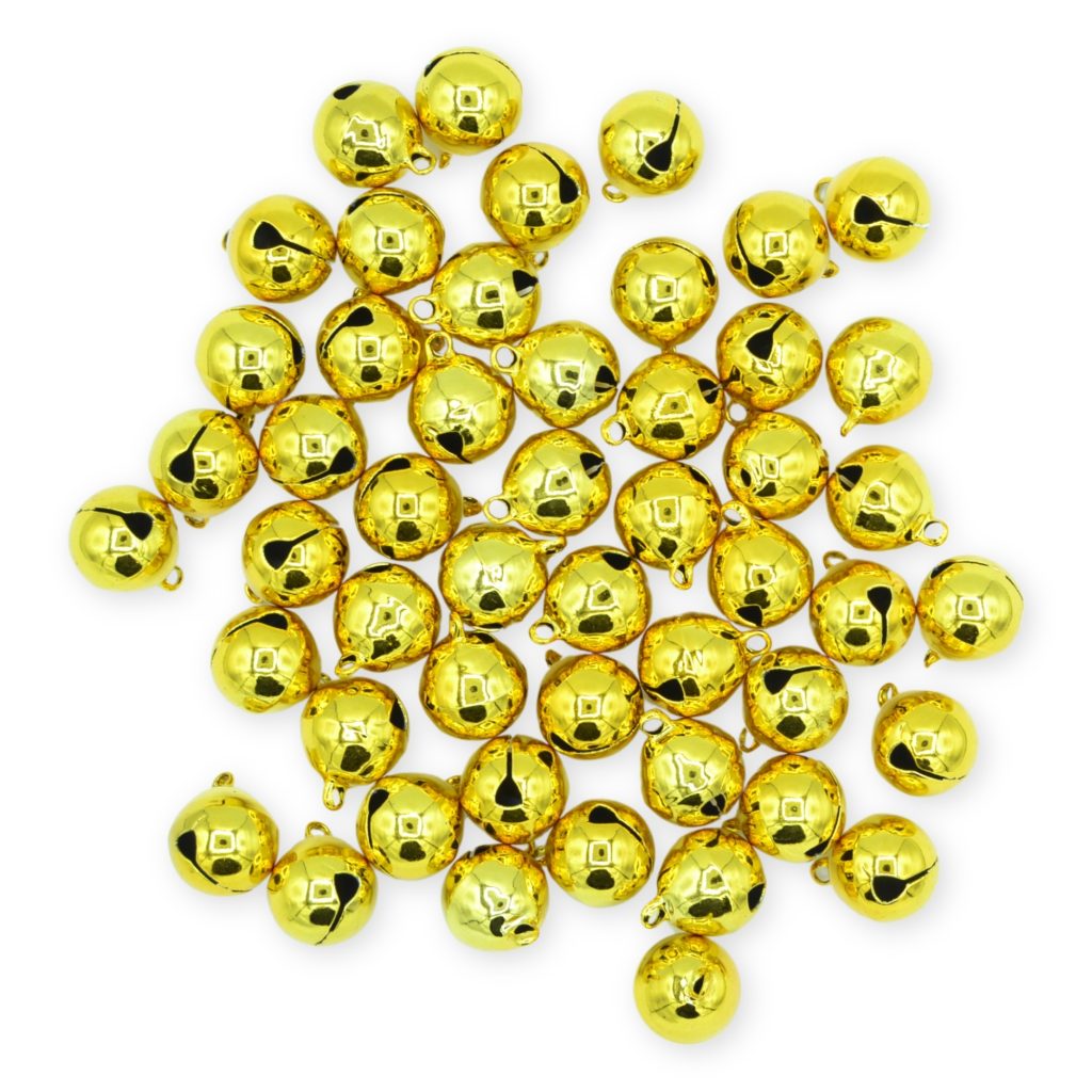 18mm Yellow Gold Jingle Bells - CelloExpress