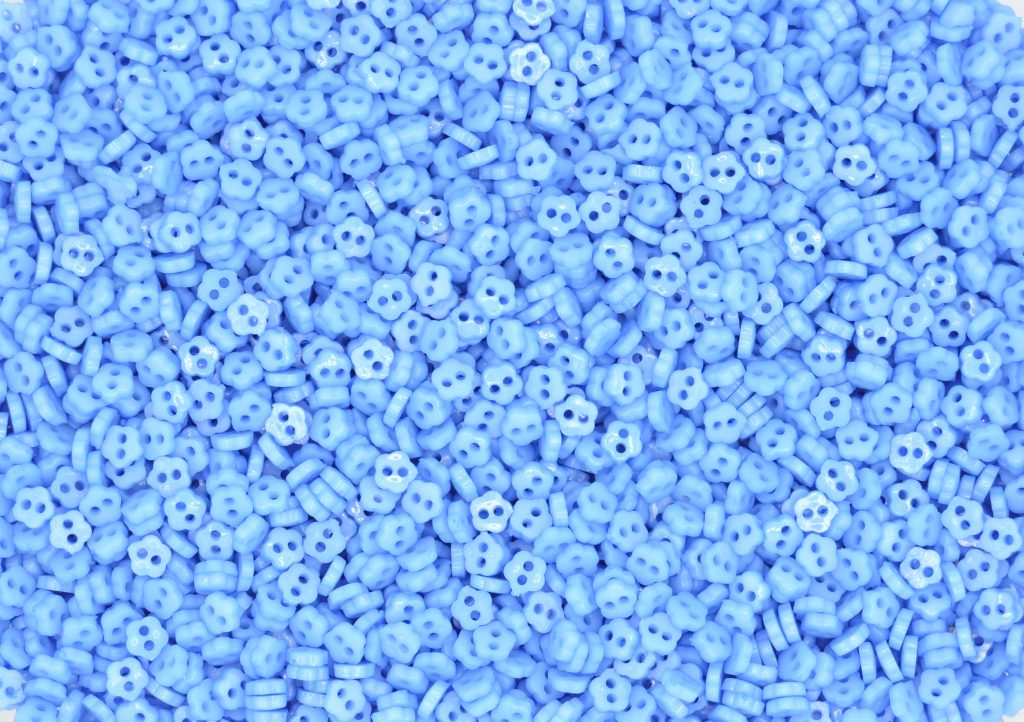 6mm Flowers - Blue - Mini Buttons for Dolls & Soft Toys Clothes ...